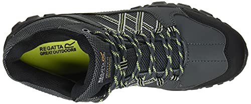 Regatta Men's Low Rise Hiking Boots, Brown Briar Lime Punch 824, 9