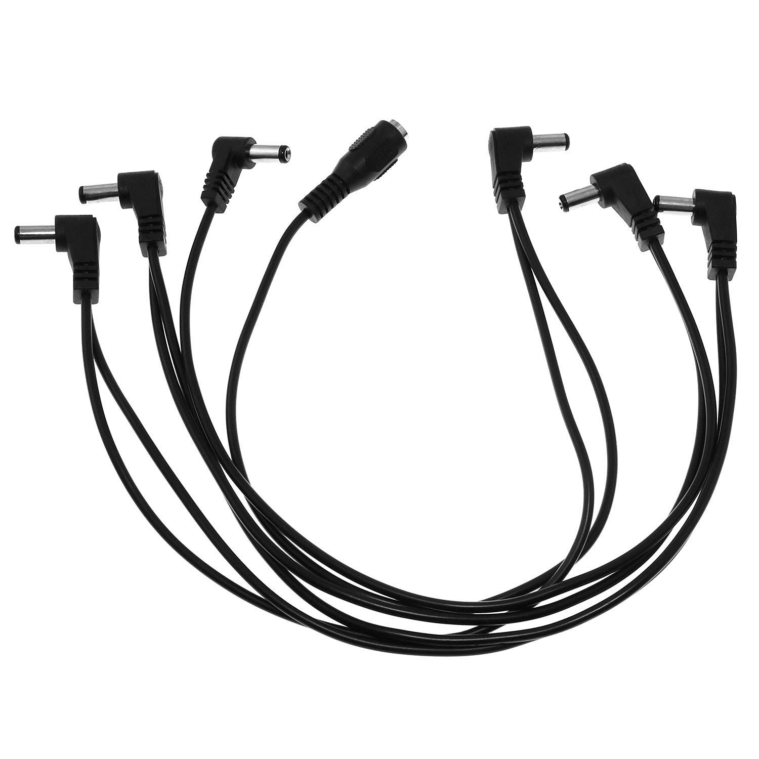 ZRM&E Daisy Chain 1 to 6 Ways Guitar Effects Pedal Accessories Multi-Plug Power Supply Cable for 9V DC Adapter Plug, Guitar Power Supply Adapter