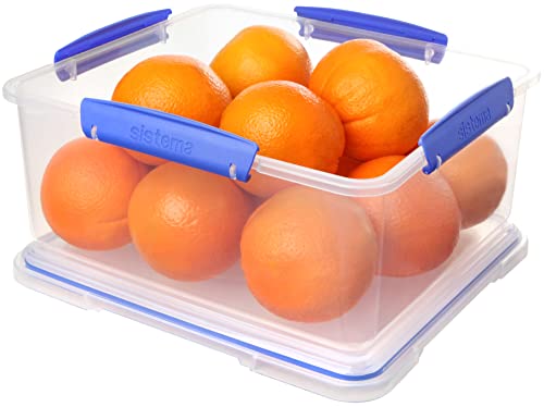 Sistema 1830 Klip It Collection Rectangle Food Storage Container, 101 Ounce & 1850 Klip It Collection Rectangle Food Storage Container, 169 Ounce/21 Cup
