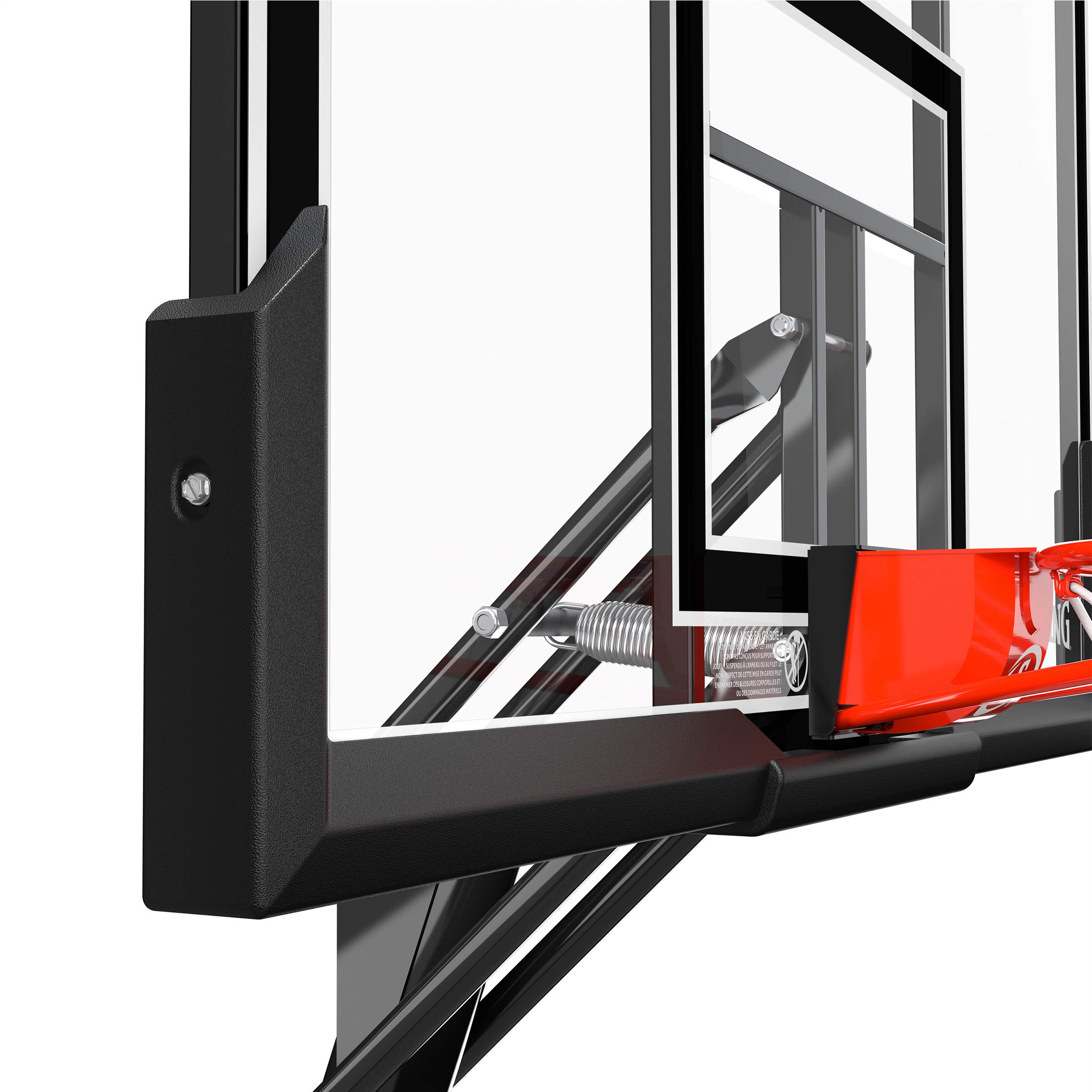 Spalding 50" Performance Acrylic Exactaheight™ Portable Basketball Hoop Multi Color