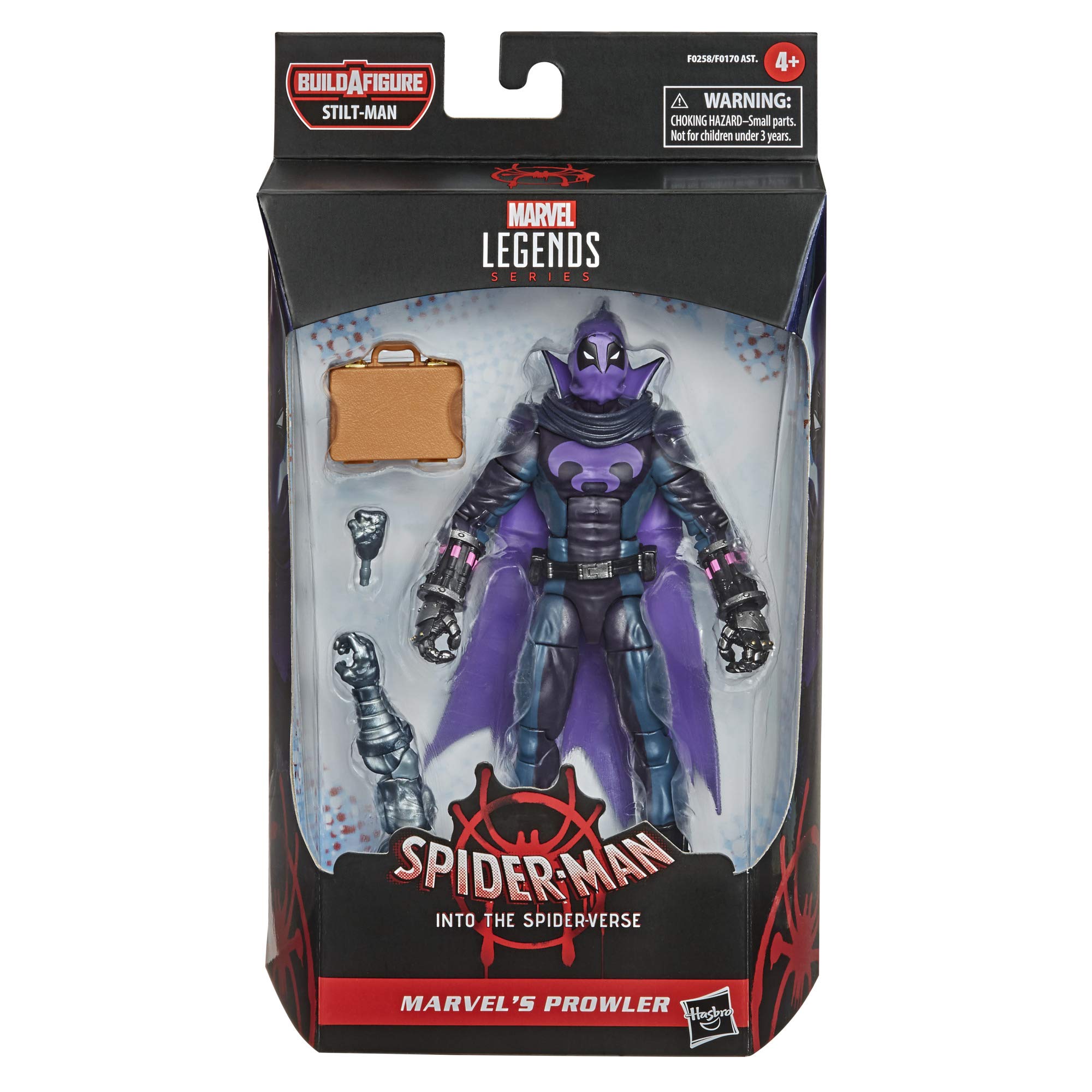 Spider-Man Hasbro Marvel Legends Series Into The Spider-Verse Marvel’s Prowler 6-inch Collectible Action Figure Toy for Kids Age 4 and Up