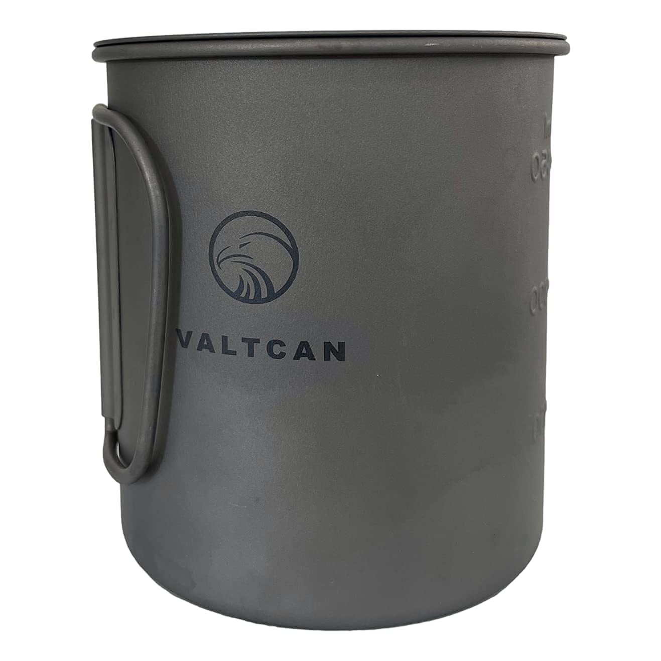 Valtcan 600ml Titanium Backpacking Cup Mug Pot 20 oz for Camping Hiking Outdoor Home Office Use Heatable on Open Fire