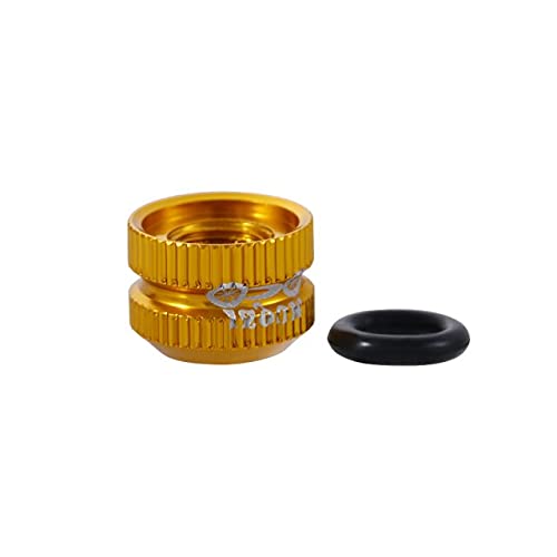 Wsnld MTB Road Bike Bicycle Tubeless Tire Valve Nut Inner Tube Valve Caps Vacuum Tire Nozzle Lock Nut Replacement Accessories