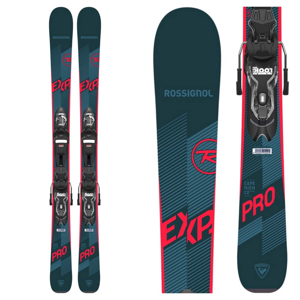 Rossignol Experience Pro Xpress 7 Gw B8 Skis with Fixing, Kids, Dark Blue, 140 cm