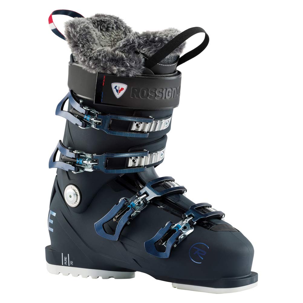 Rossignol Women's Pure 70 Ski Boots, Blue Black, 23.5