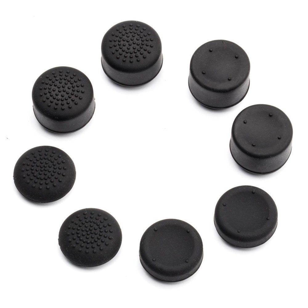 Pandaren Pack of 8 pcs Thumb Grip Thumbstick for PS5, PS2, PS3, PS4 Xbox 360, Wii U Controller (not for Xbox One Controller)