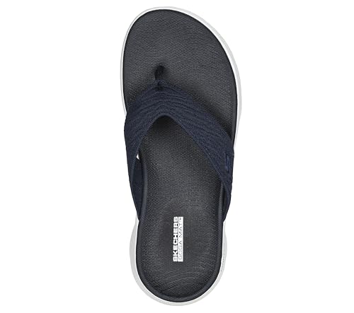 Skechers Women's Flip-Flop, Navy, 8