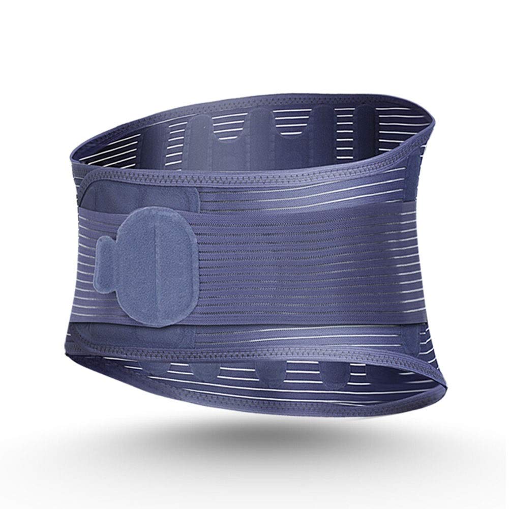 TANGIST Breathable Back Support Belt,Lower Back Posture Lumbar Brace For Injuries - All Sports - Herniated Disc Treatment For Man Woman (Size : L)