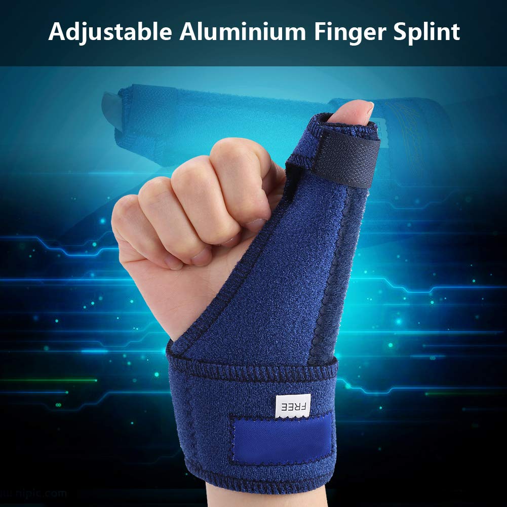 WNSC Recovery Brace, Injury Protection Finger Splint, Malleable Splint, for Hand Finger
