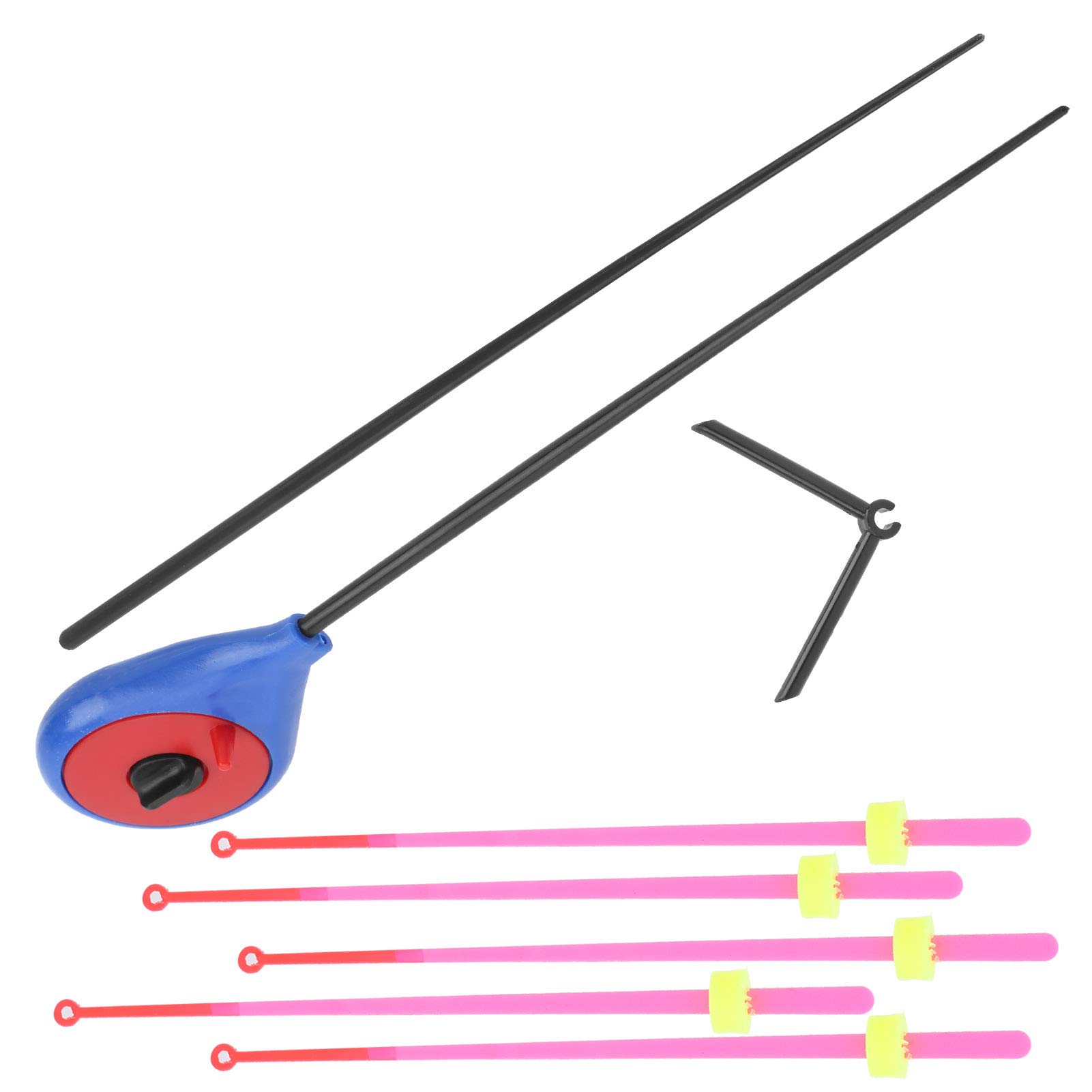 Yeuipea Fishing Pole Accessories Kit Rod, Mini Winter Ice Fishing Pole Accessories Kit Rod Tip Front Extension Section Fishing Tool(12cm)