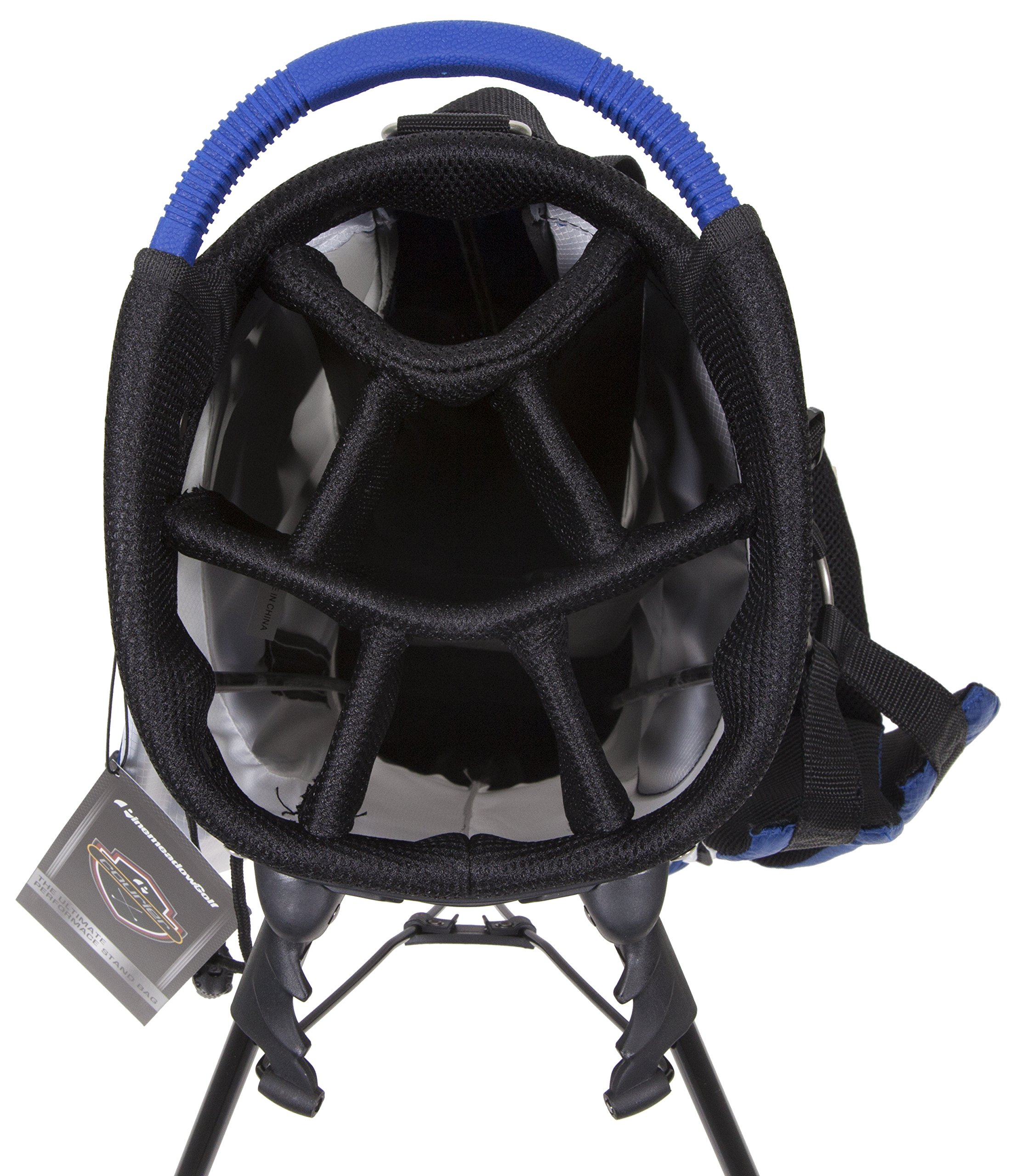 Pinemeadow Golf Courier 3.0 Stand Bag, Blue/White