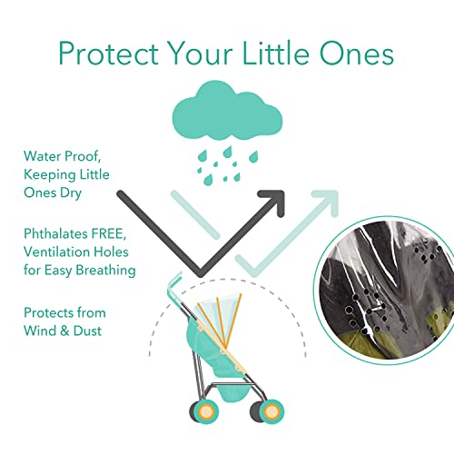 Sasha’s Rain and Wind Cover: Compatible with The Doona Infant Car Seat