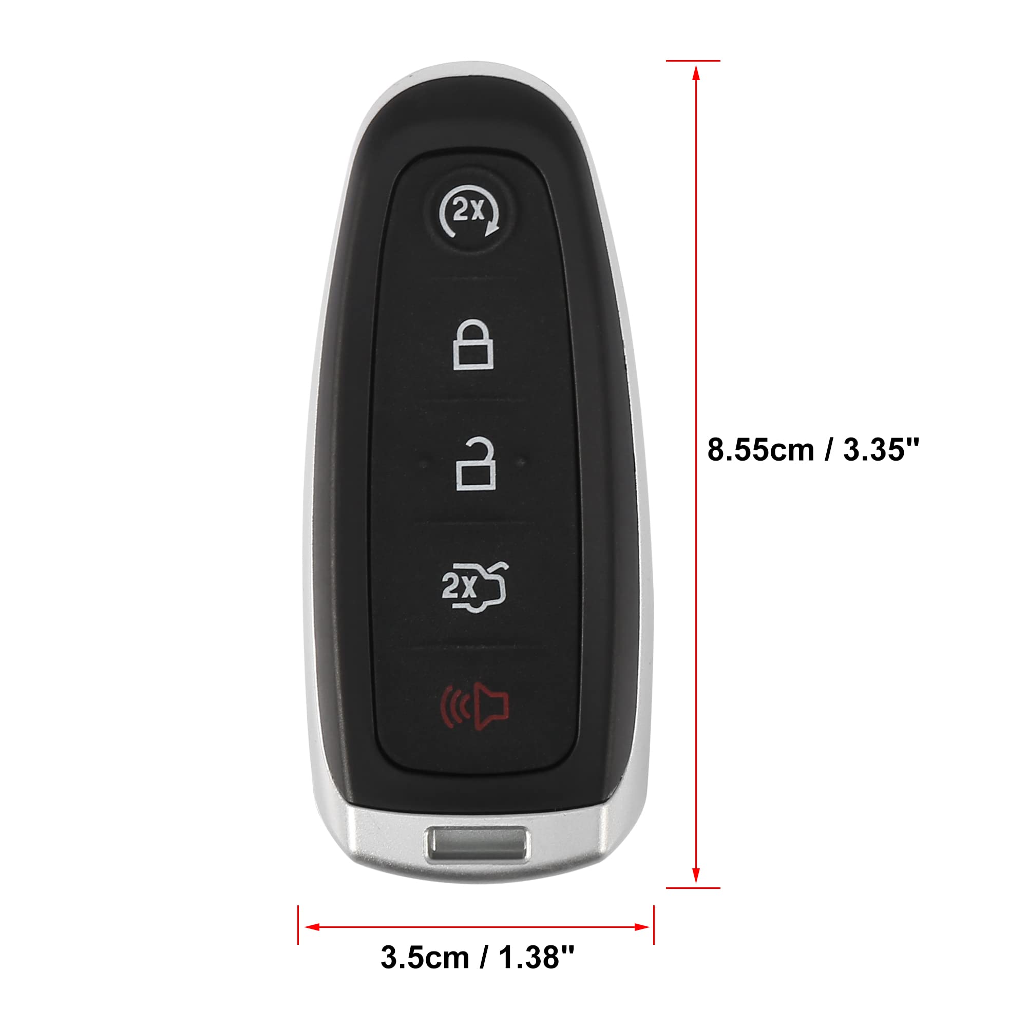 X AUTOHAUX Keyless Entry Remote Key Fob Replacement 315Mhz FCC ID: M3N5WY8609 for Ford C-Max Escape Focus
