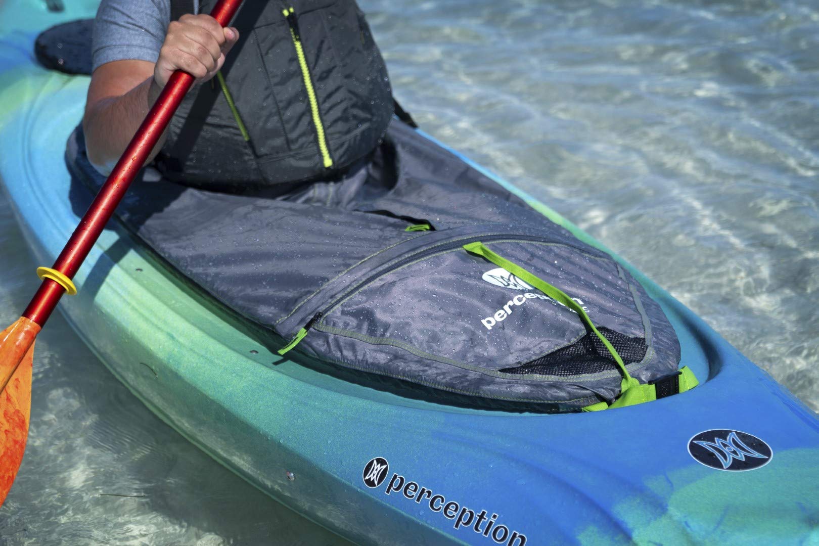 Perception Kayaks Truefit Spray Skirt | Kayak Spray Skirt For Sit Inside Kayaks | Size P7 thru P12