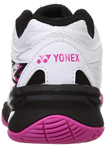 Yonex Badminton Shoes, Power Cushion 840 Mid White/Pink (062), US Men's Size 8.5 (26.5 cm)