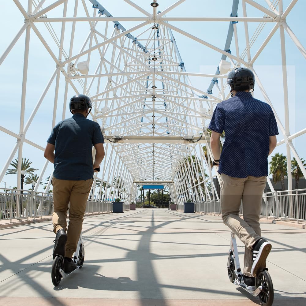 Razor A6 Kick Scooter for Kids Ages 8+ - Extra-Tall Handlebars & Longer Deck, 10" Urethane Wheels, Anti-Rattle Technology, For Riders Up to 220 lbs