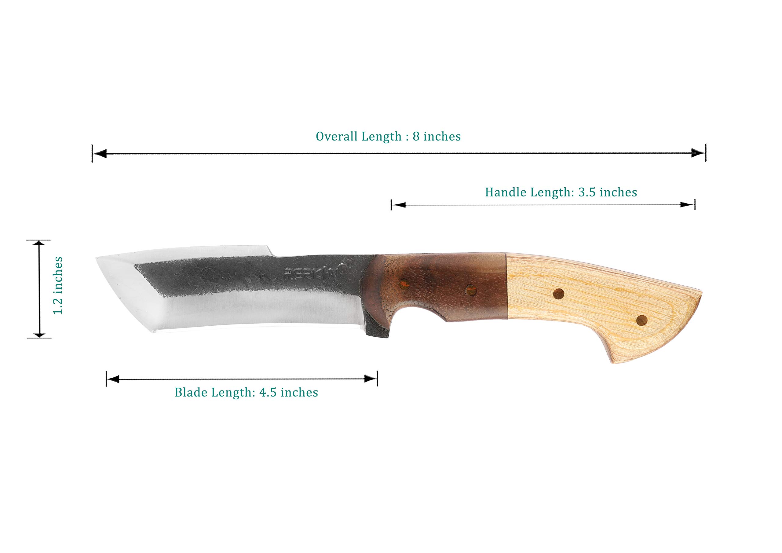 Perkin PK999 Hunting Knife with Sheath Fix Blade Knife Tanto Blade