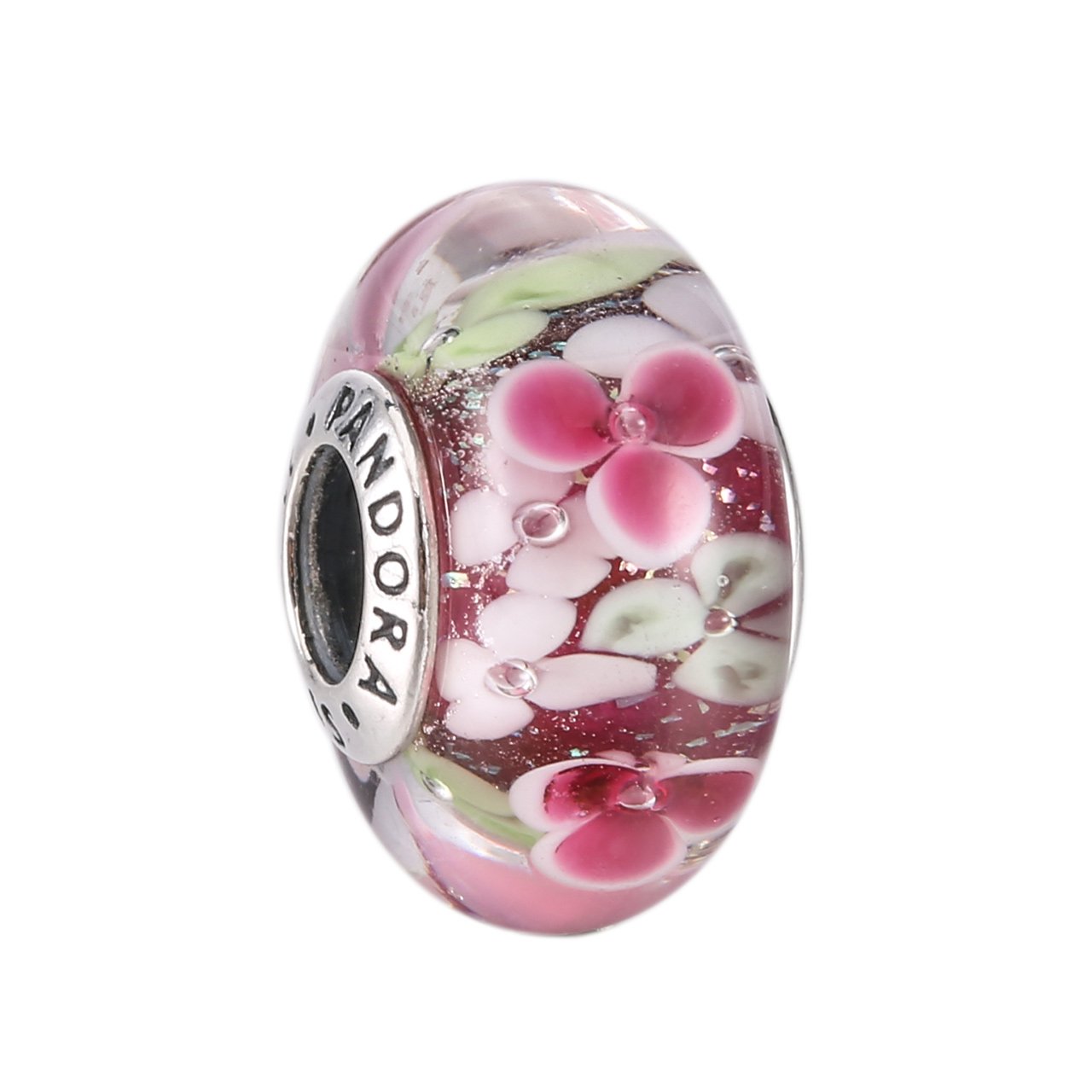 Pandora Flower Garden Murano Glass Multicolored Charm 791652