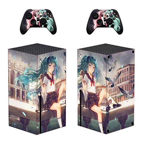 Singer Japan Stickers Decals Skin for X-box-One-Series X, Cover Protector Wrap Durable Full Set Protection Faceplate Console by KAJAL MANI