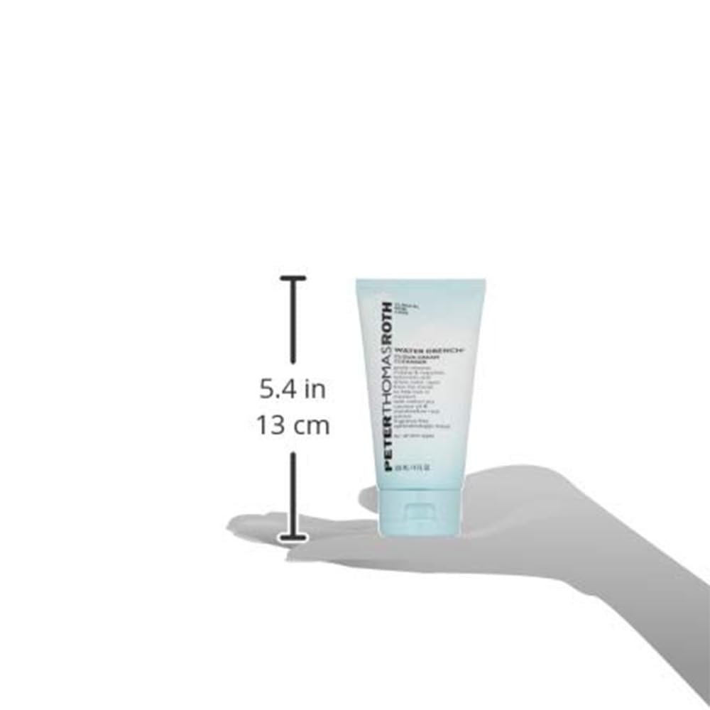 Peter Thomas Roth | Water Drench Cloud Cream Cleanser | Hydrating Face Wash with Hyaluronic Acid, Gently Removes Makeup and Impurities, 4.06 Fl Oz