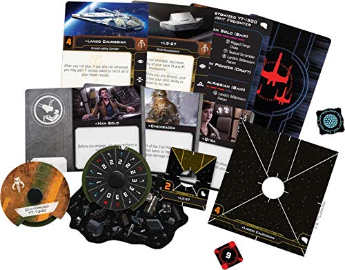 Star Wars X-Wing 2nd Edition Miniatures Game Millenium Falcon EXPANSION PACK | Strategy Game for Adults and Teens | Ages 14+ | 2 Players | Average Playtime 45 Minutes | Made by Atomic Mass Games