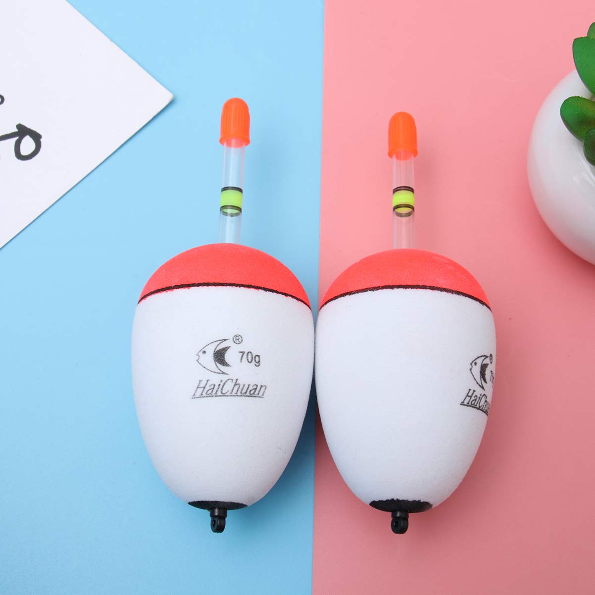 VICASKY 5 Pcs Fishing Floating Floats Sea Fishing Floats Luminous Fishing Floats