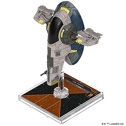 Star Wars X-Wing 2nd Edition Miniatures Game Jango Fett's Slave I EXPANSION PACK - Strategy Game for Adults and Kids, Ages 14+, 2 Players, 45 Minute Playtime, Made by Atomic Mass Games