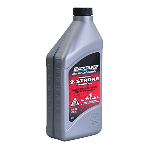 Quicksilver Premium 2-Stroke Engine Oil β Outboards, PWCs, Snowmobiles and Motorcycles - 1 Pint