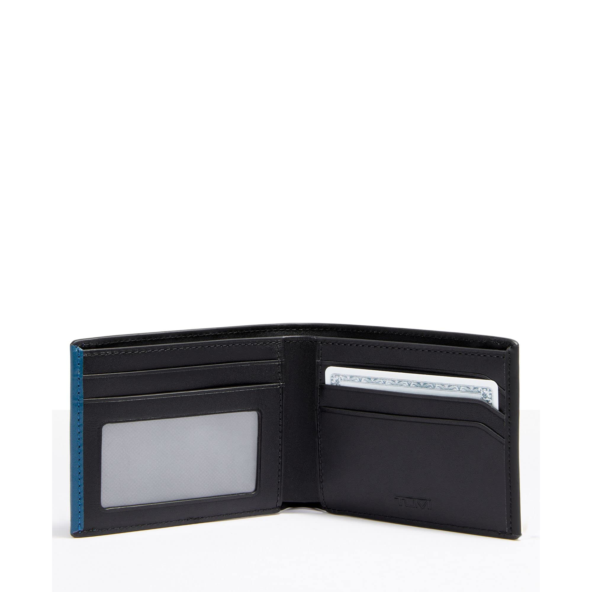 TUMI - Nassau Double Billfold Wallet for Men - Turquoise/Black