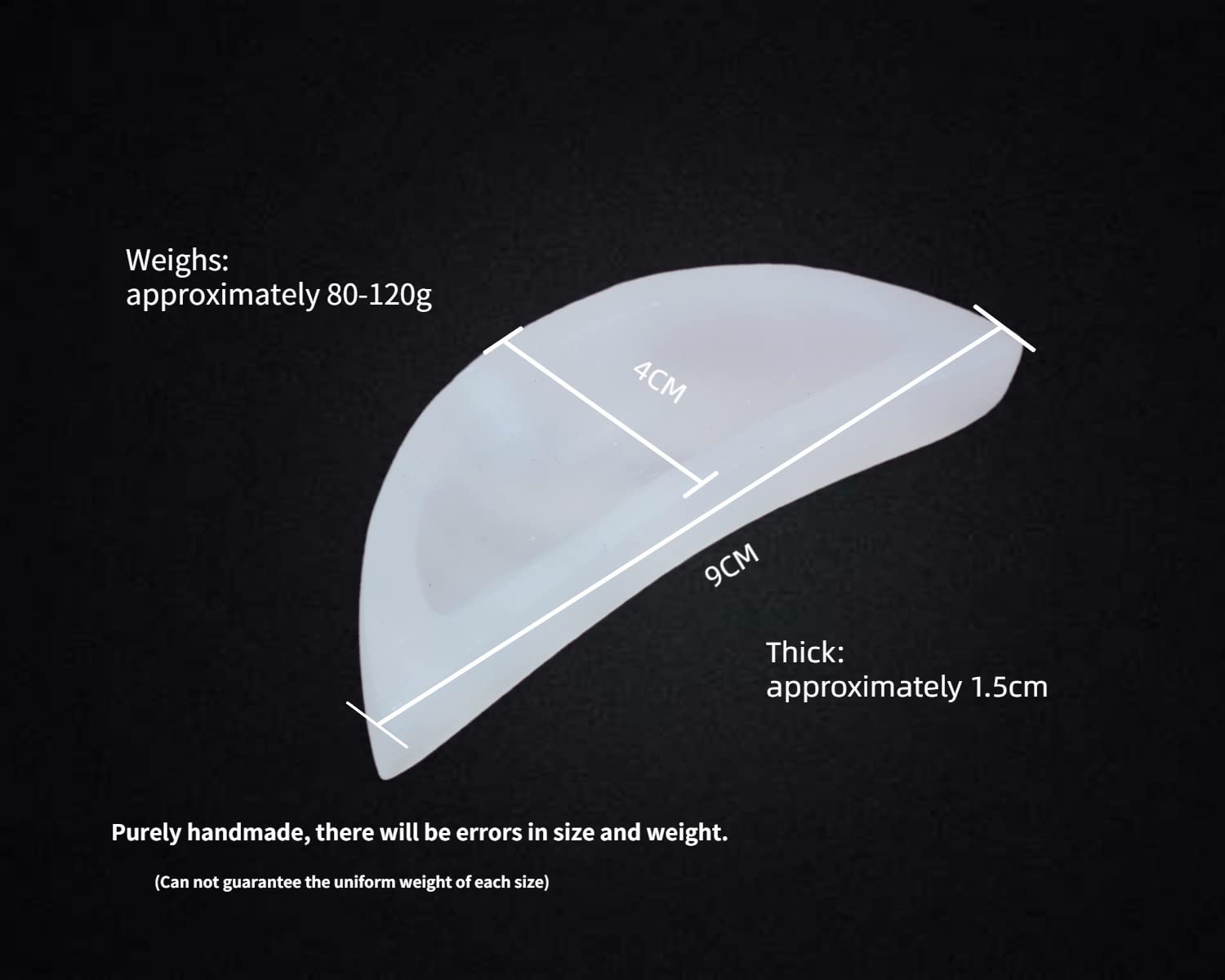 XMHOME Selenite Stones Bowl Crystal Charging Plate Leaf Shaped Small Unique Decorative Dish 1 Pcs
