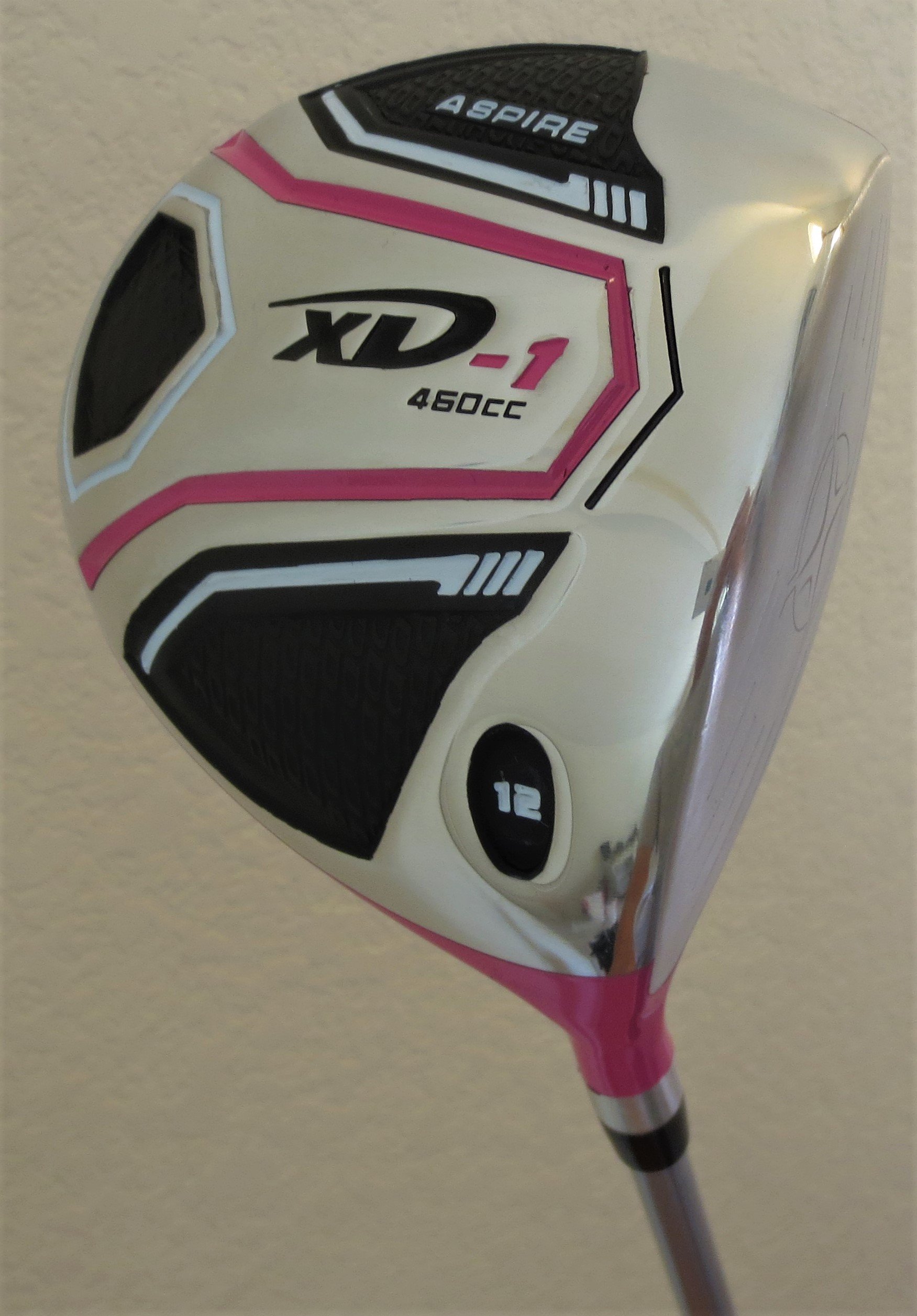 Petite Womens Complete Golf Set - Fits Ladies 5ft to 5ft 6in Tall Clubs Driver, Wood, Hybrid, Irons, Putter Deluxe Bag Pink