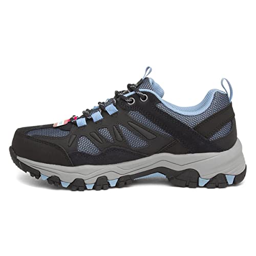 Skechers Women's Trail Hiker Hiking Shoe, Navy/Grey,11 M US