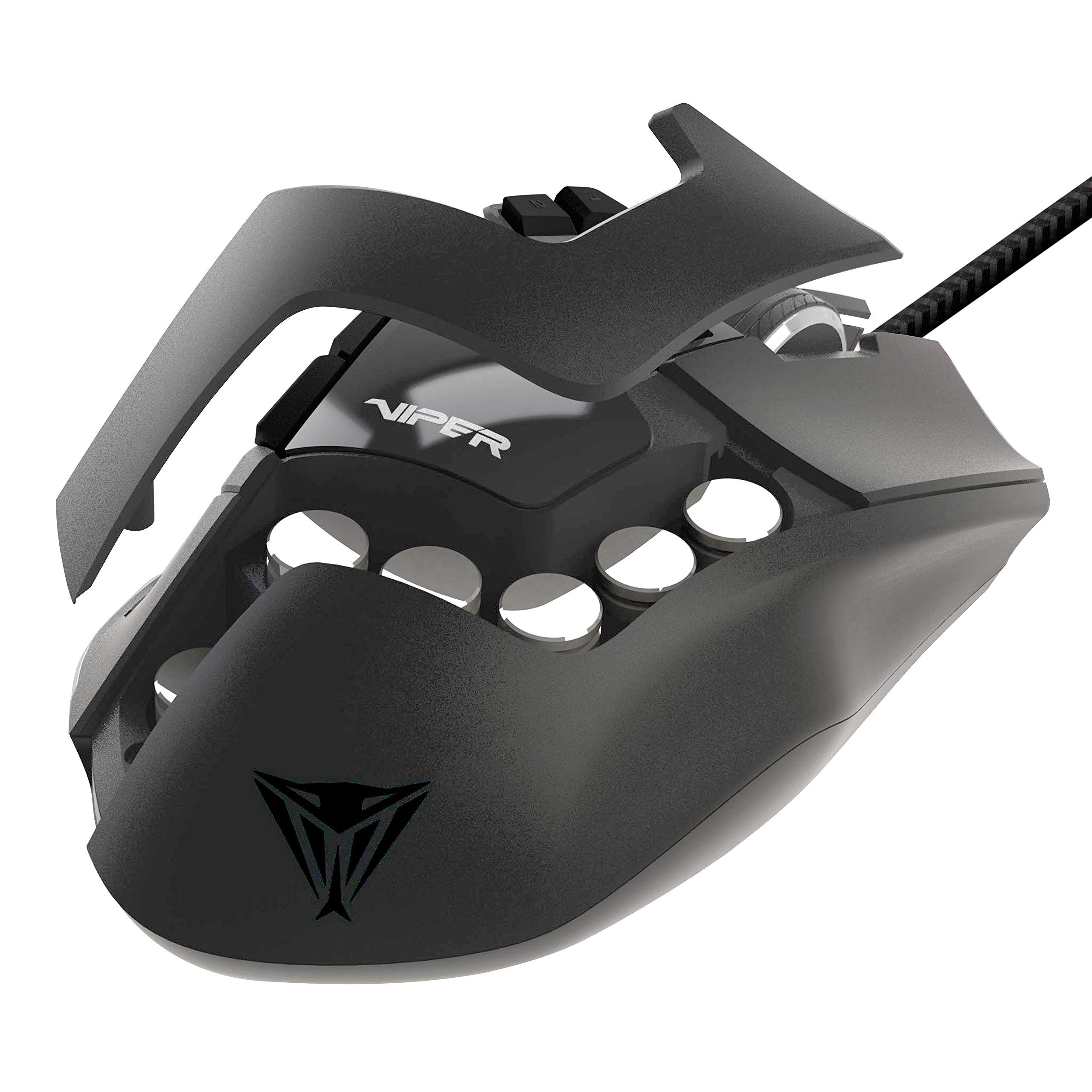 Patriot Viper Gaming V570 RGB Blackout Edition Pro Laser Mouse Up to 12,000 Dpi
