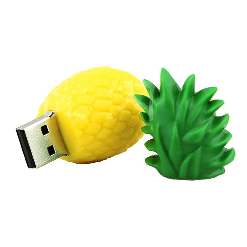 schicj133mm Cartoon Pineapple 8GB 16GB 32GB 64GB 128GB Mini Gift U Disk,USB Flash Drive,USB Memory Stick,Flash Drive,Memory Stick 4GB