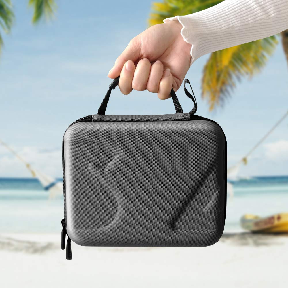 Rantow Mavic 2 Remote Controller Storage Case Hand Bag - Waterproof Hard Shell Carrying Box Compatible with DJI Mavic 2 PRO & Zoom Drone Smart Controller Accessories - w/Padded Foam Screen Protection