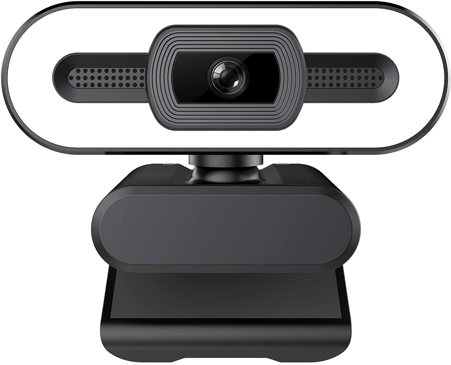 PC Webcam for Streaming HD 1080P, Free Traveler USB Pro Computer Web Camera Video Cam for Mac Windows Laptop Conferencing Gaming with Microphone & Ring Light
