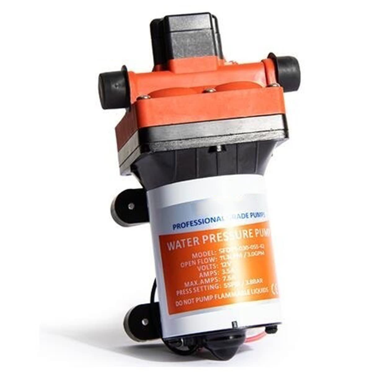 XuuSHA Hand Bilge Pump Diaphragm Pump 24V SFDP2-050-055-42 Self-Priming Pump Automatic Pump Marine Bilge Pump Automatic (Voltage : 24V)