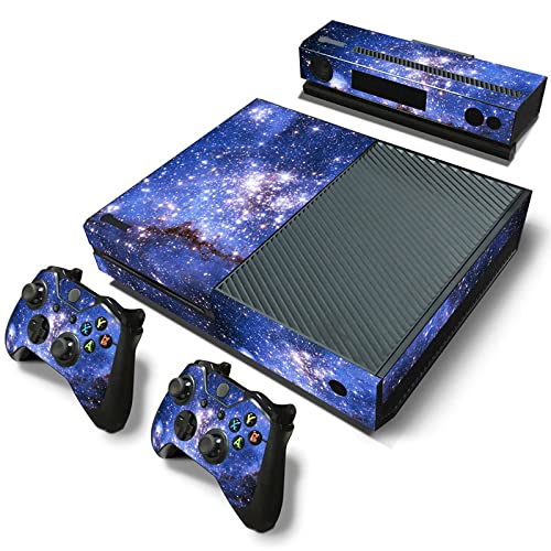 UANDM Whole Body Vinyl Skin Sticker Decal Cover for Microsoft Xbox One Console- Purple Nebula