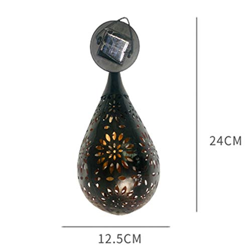 Solar Lantern Light Outdoor Waterproof Outdoor Lantern Hanging Light for Indoor Outdoor Home Garden Patio Backyard Decor