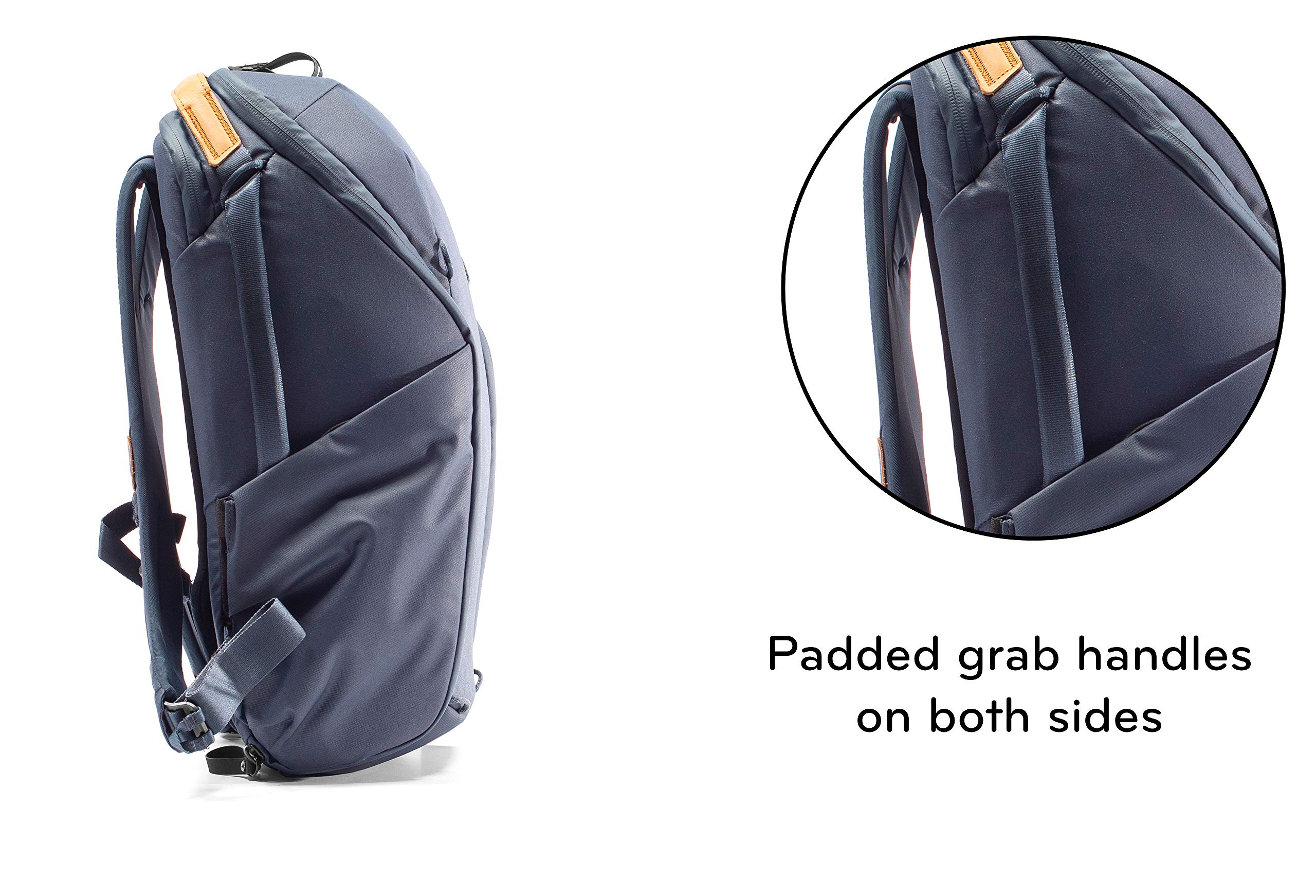 Peak Design Everyday Backpack Zip 15L Midnight, Carry-on Backpack with Laptop Sleeve (BEDBZ-15-MN-2)