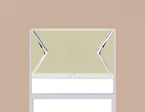 Sol-Lux 96" Home Window Awning, Signal White Case - Cream Fabric