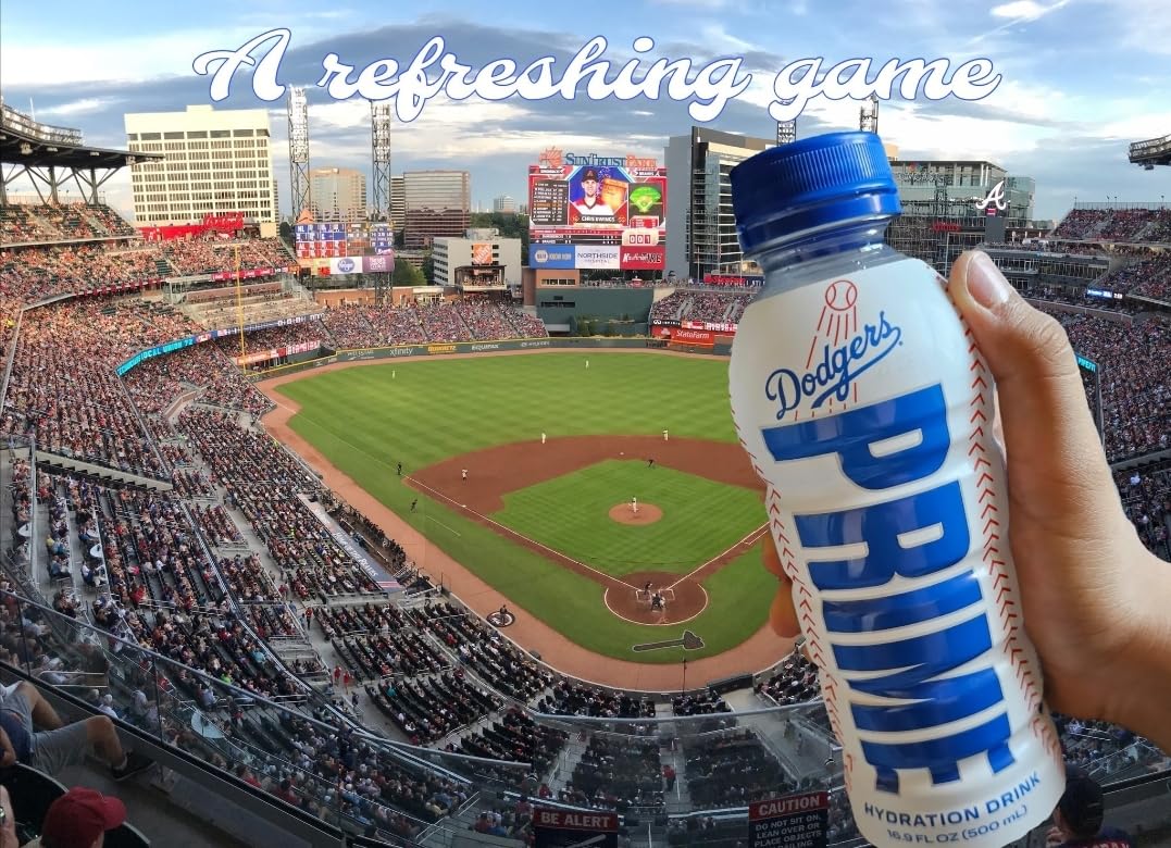 Prime Hydration Drink Limited Edition LA Dodgers, 16.9 Fl Oz, Los Angeles Dodgers Prime Hydration Drink, 6 Bottles