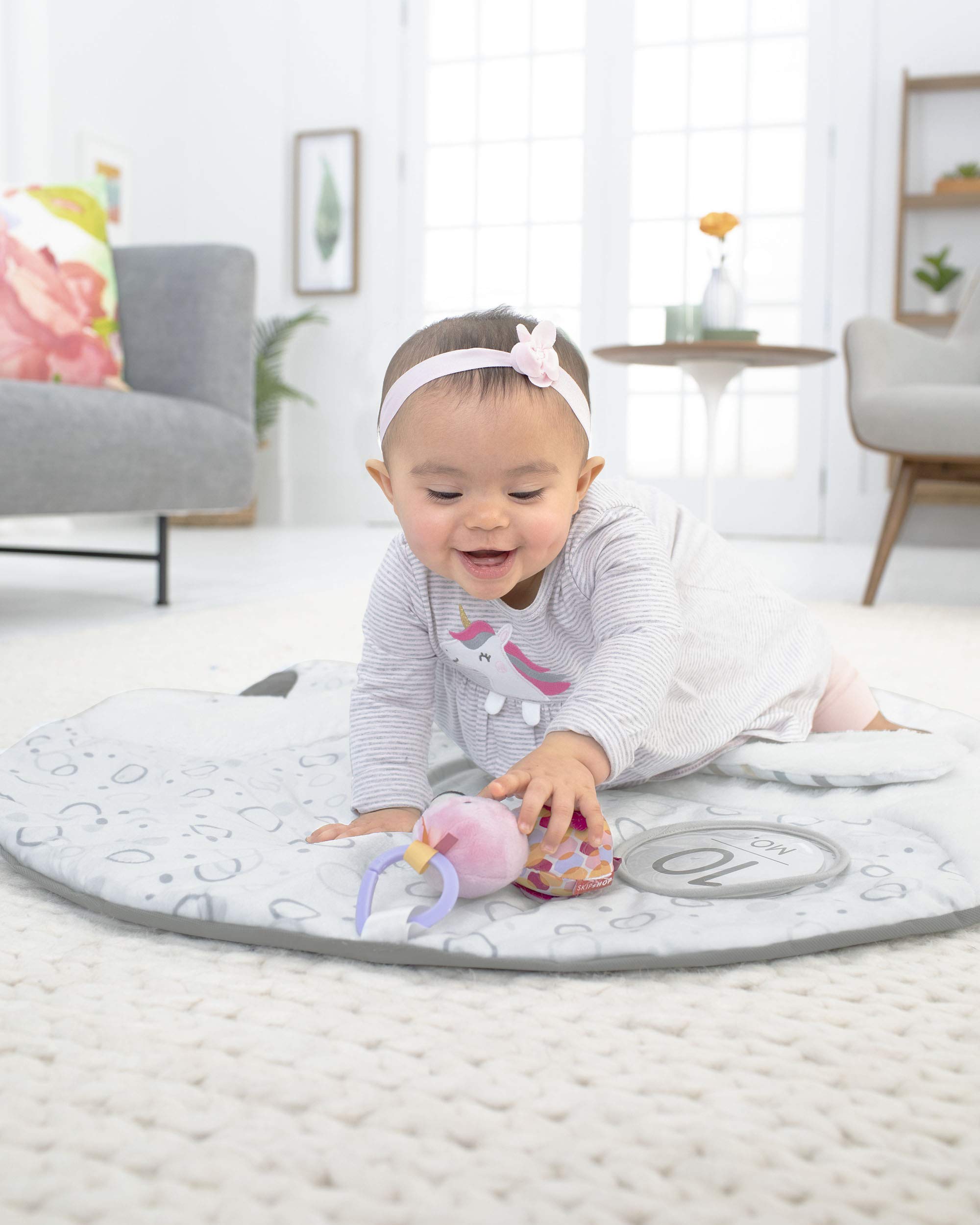 Skip Hop Baby Milestone Blanket, Little Swan
