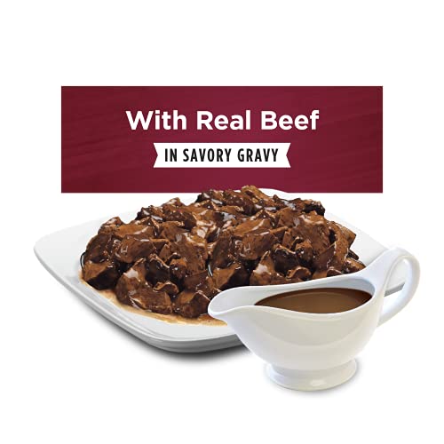 Purina Dog Chow High Protein Gravy Wet Dog Food, High Protein With Real Beef - (12) 13 oz. Cans