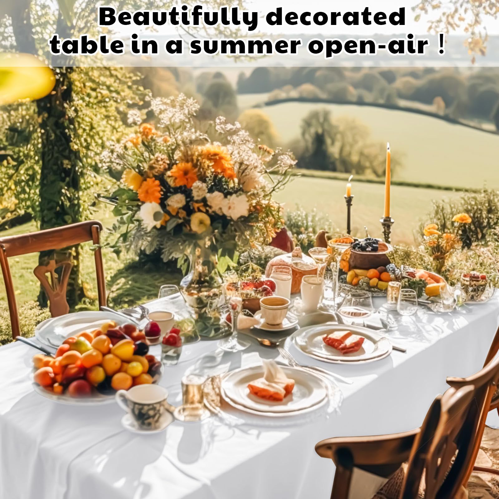 Preboun 3 Pcs Vinyl Tablecloth 54 x 108 Inches Rectangle Vinyl Flannel Backed Tablecloth Waterproof Plastic Vinyl Table Cover for Dinner Kitchen Outdoor Indoor Rectangle Tables (Red)