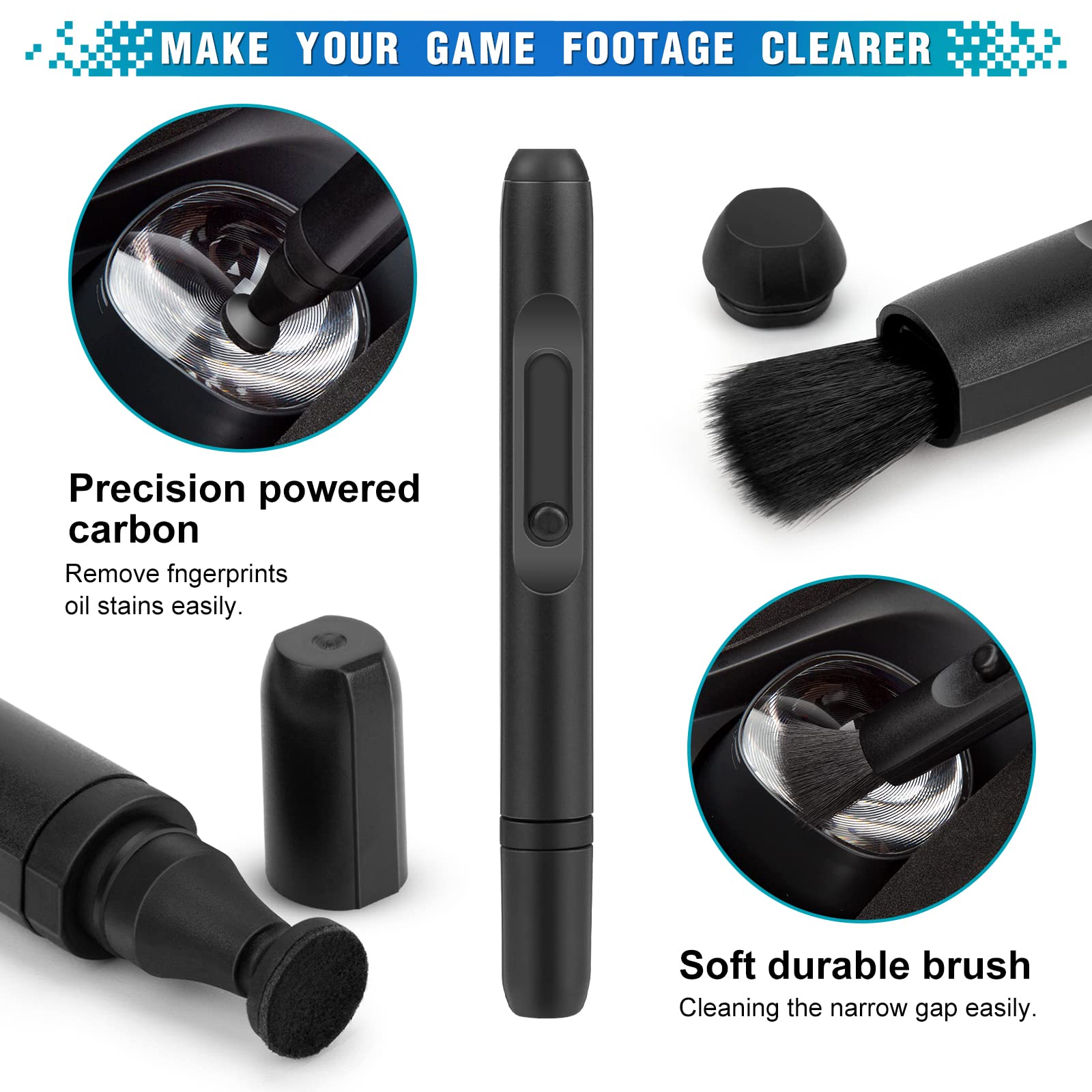 Unido VR Accessories Cleaning Kit for Lens Cleaning Compatible with Cameras/DJI Drone/PS4 VR Headset Lens.