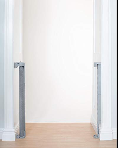 Skip Hop Retractable Mesh Baby Gate, Playview 52-Inch, Grey (Discontinued by Manufacturer)