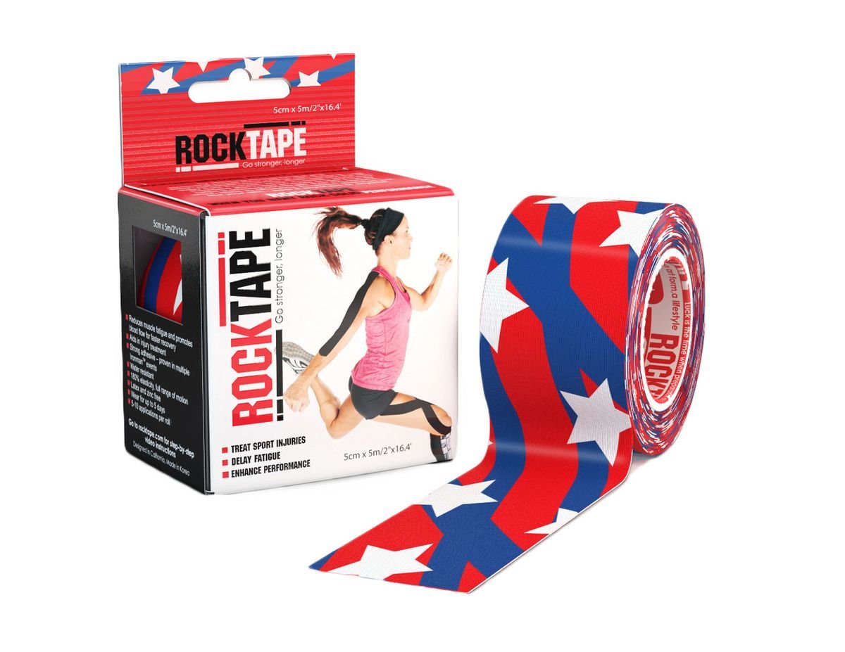 RockTape, Stars & Stripes, 2" x 16.4' (5cmx5m)