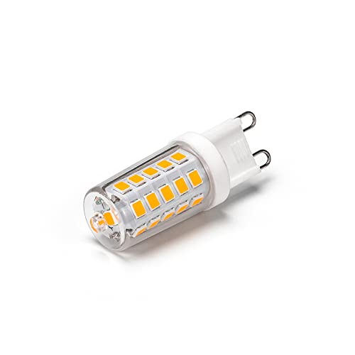 Yosenmi G9 LED Bulb 4W, 40W Halogen Bulb Equivalent, 6000K Daylight White, 120V Not Dimmable G9 Base Light Bulb,12-Pack
