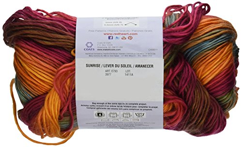 RED HEART Unforgettable Yarn, Sunrise